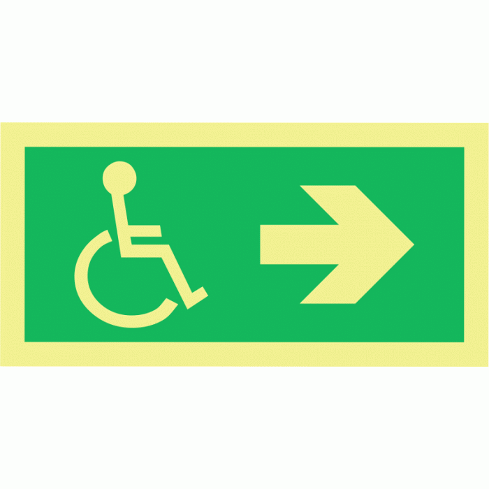 Saída para deficientes direita